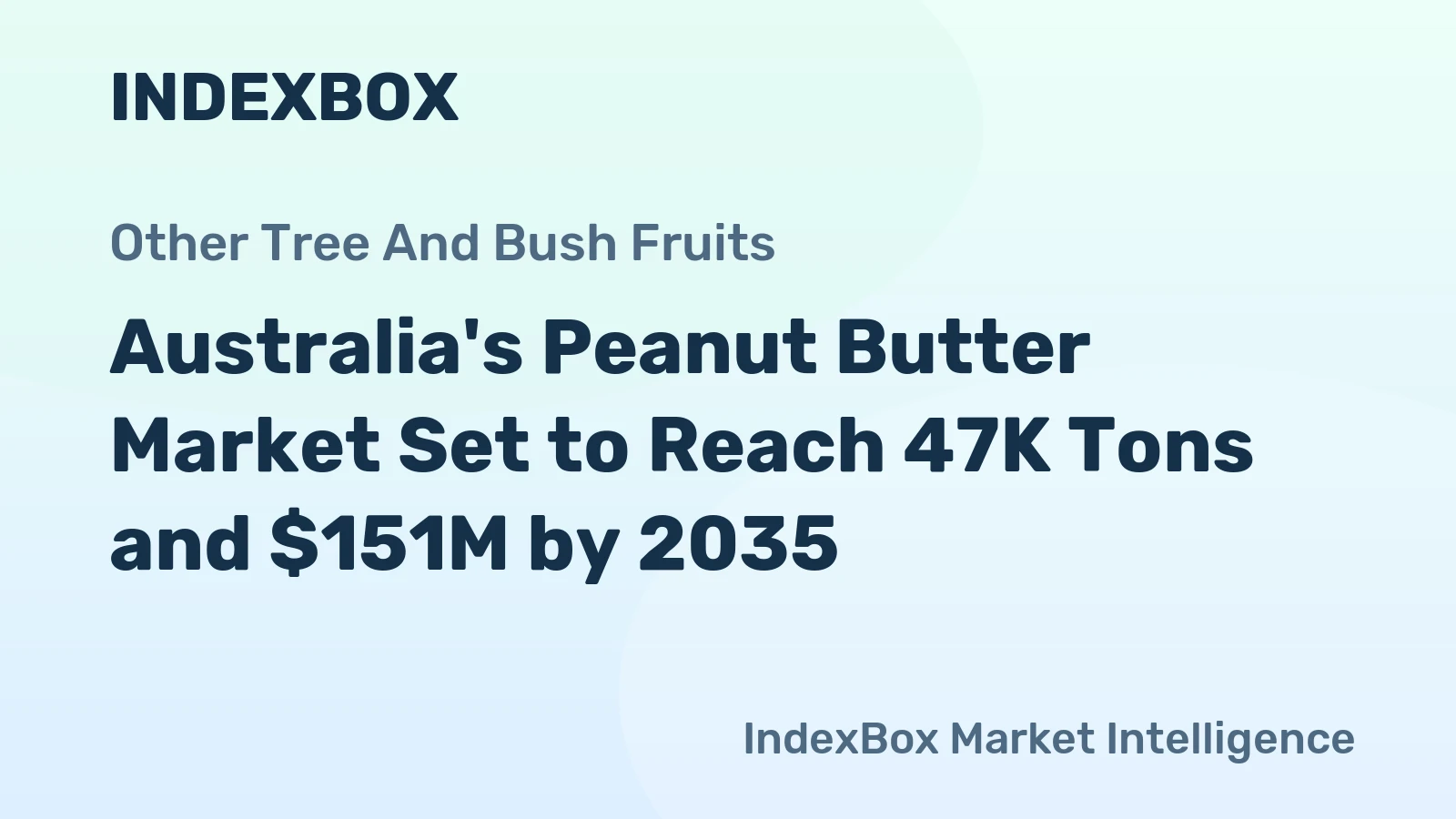 Australia's Peanut Butter Market Set to Reach 47K Tons and $151M by 2035