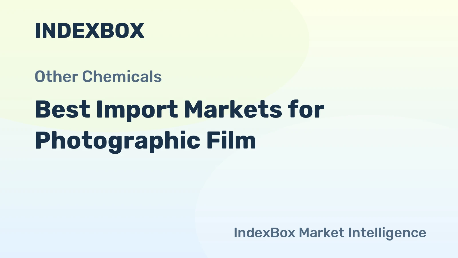 Best Import Markets for Photographic Film