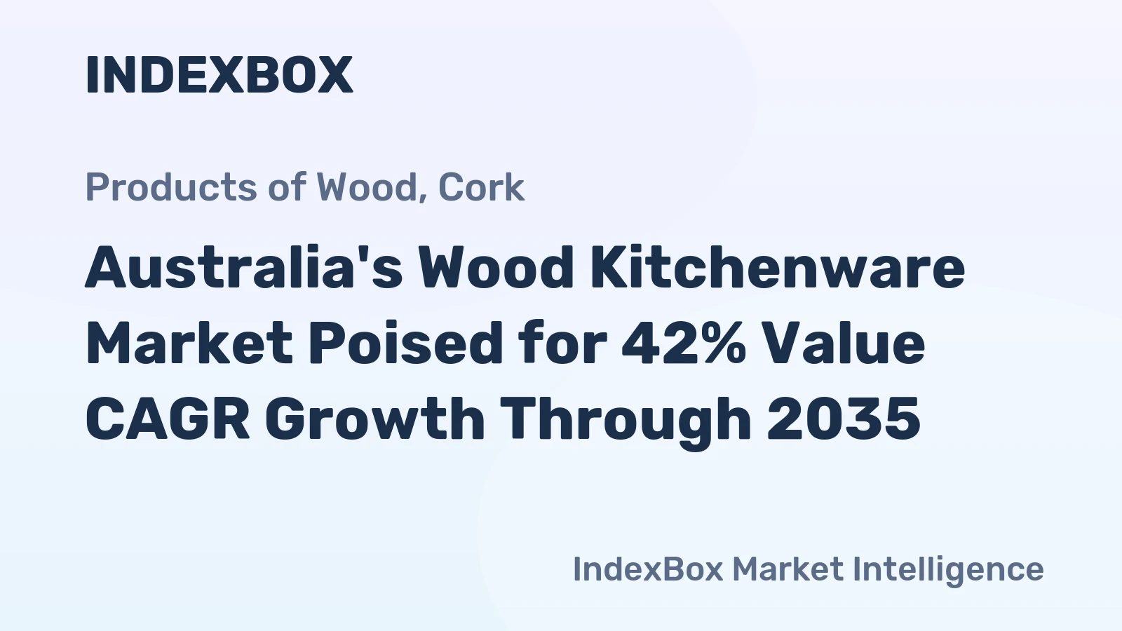 Australia's Wood Kitchenware Market Poised for 42% Value CAGR Growth Through 2035