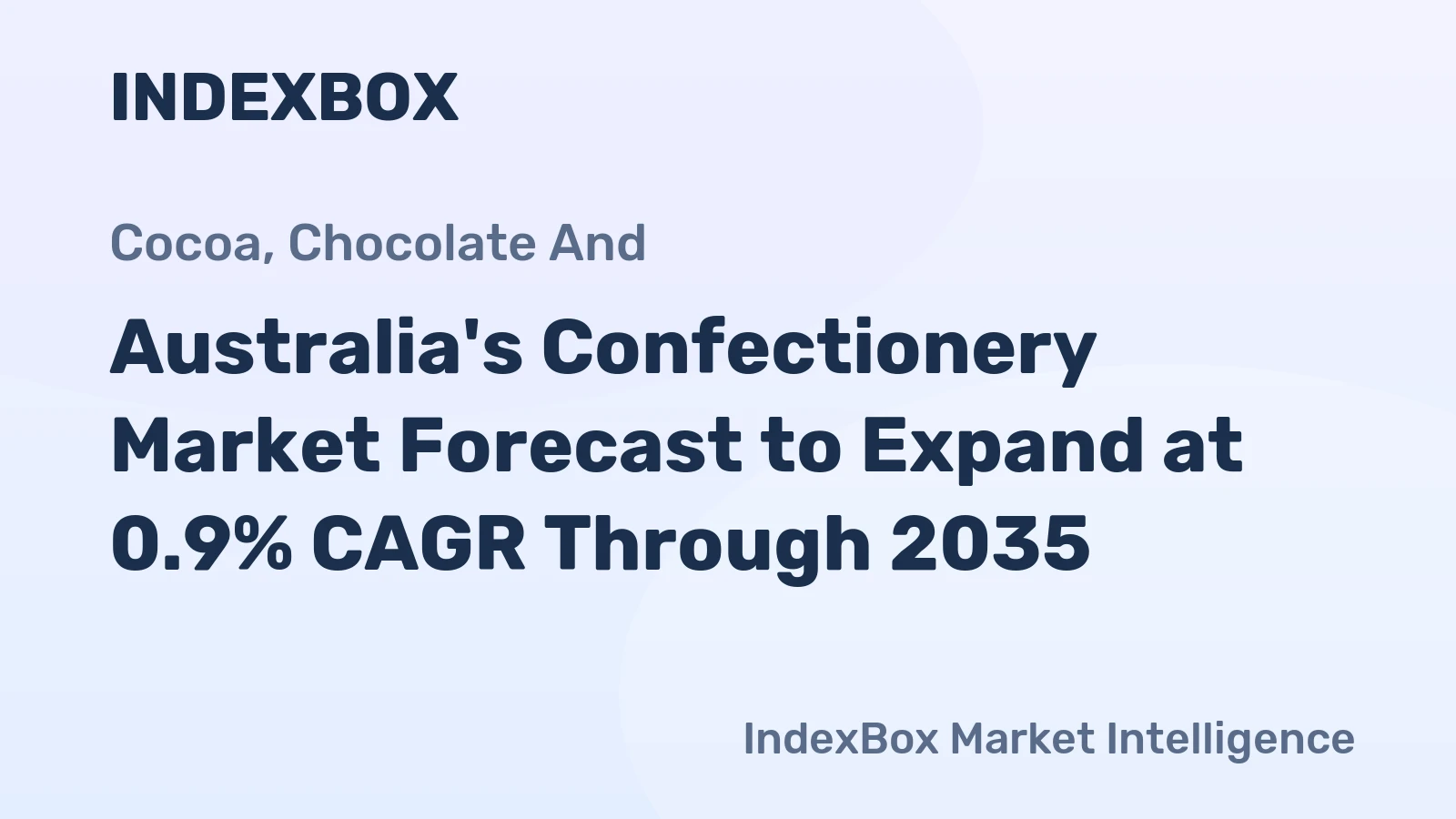 Australia's Confectionery Market Forecast to Expand at 0.9% CAGR Through 2035