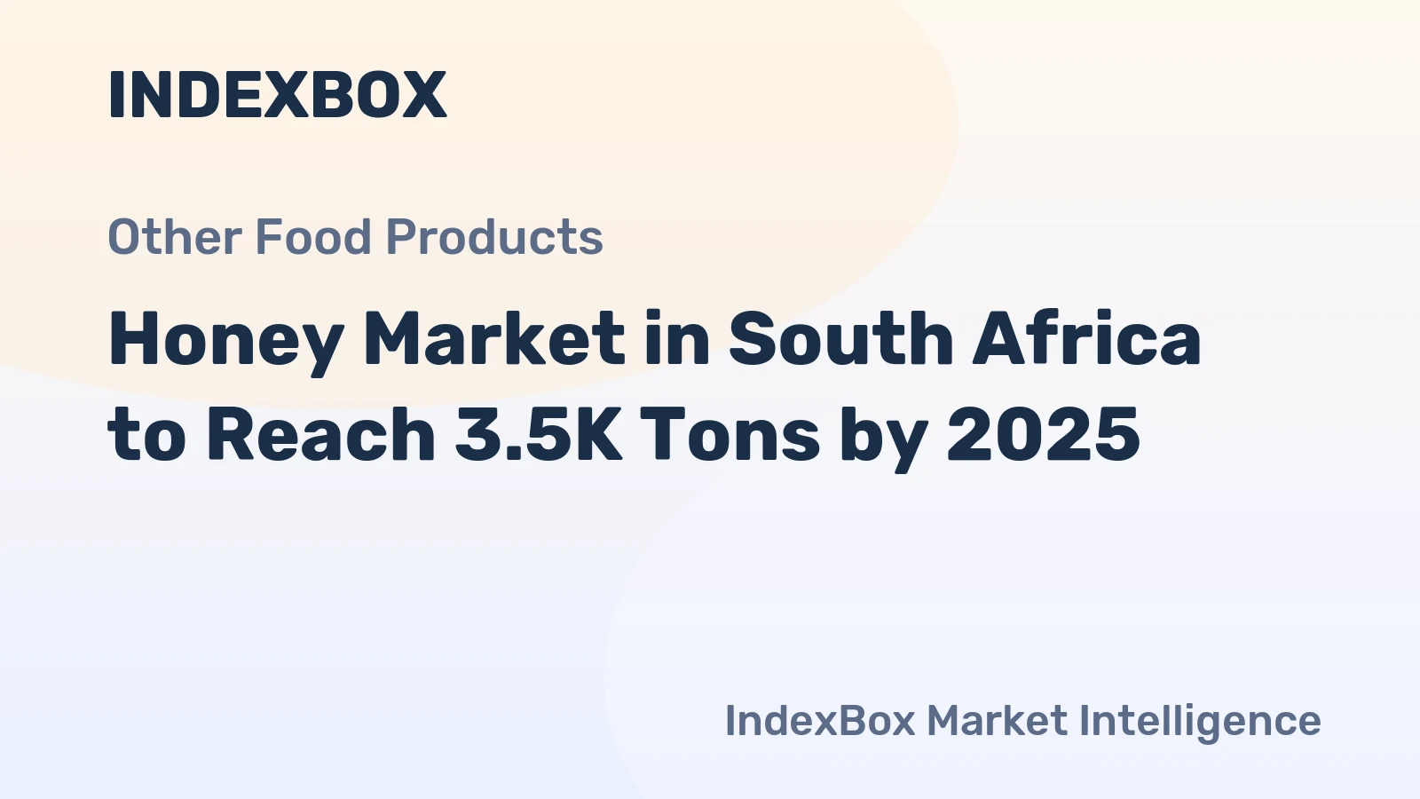 Honey Market in South Africa to Reach 3.5K Tons by 2025