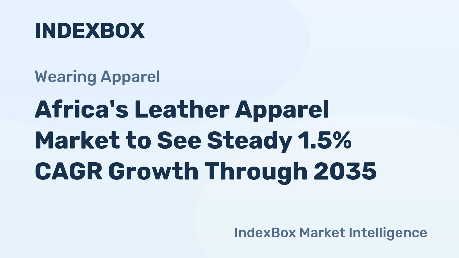 Africa's Leather Apparel Market to See Steady 1.5% CAGR Growth Through 2035