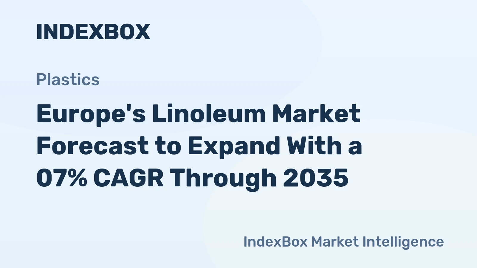 Europe's Linoleum Market Forecast to Expand With a 07% CAGR Through 2035