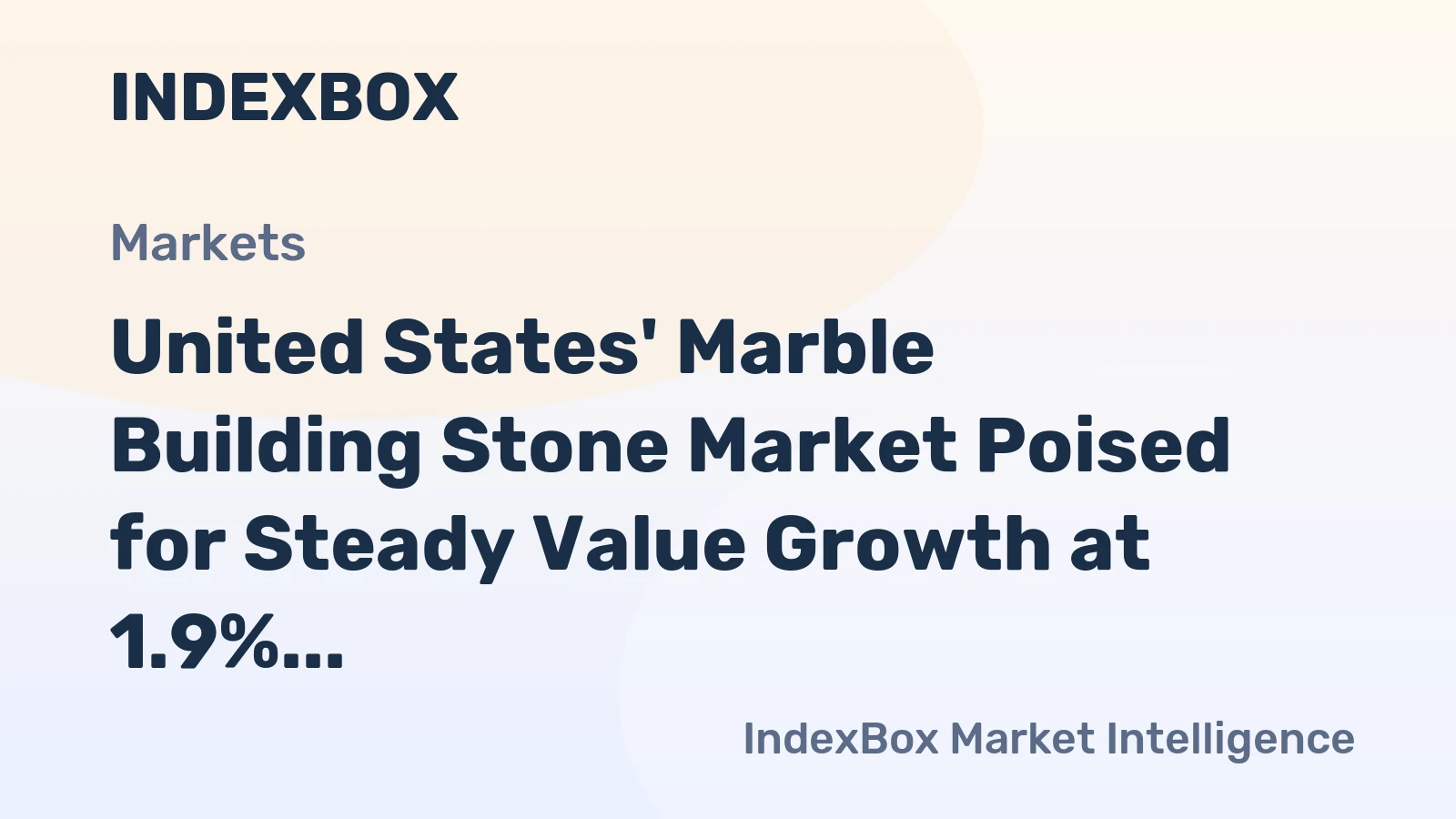 United States' Marble Building Stone Market Poised for Steady Value Growth at 1.9% CAGR Through 2035