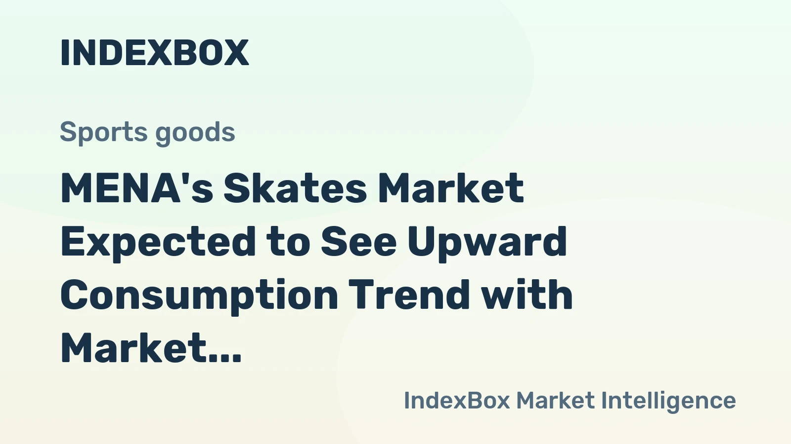 MENA's Skates Market Expected to See Upward Consumption Trend with Market Volume Reaching 1.6M Pairs and Value Reaching $35M by 2035