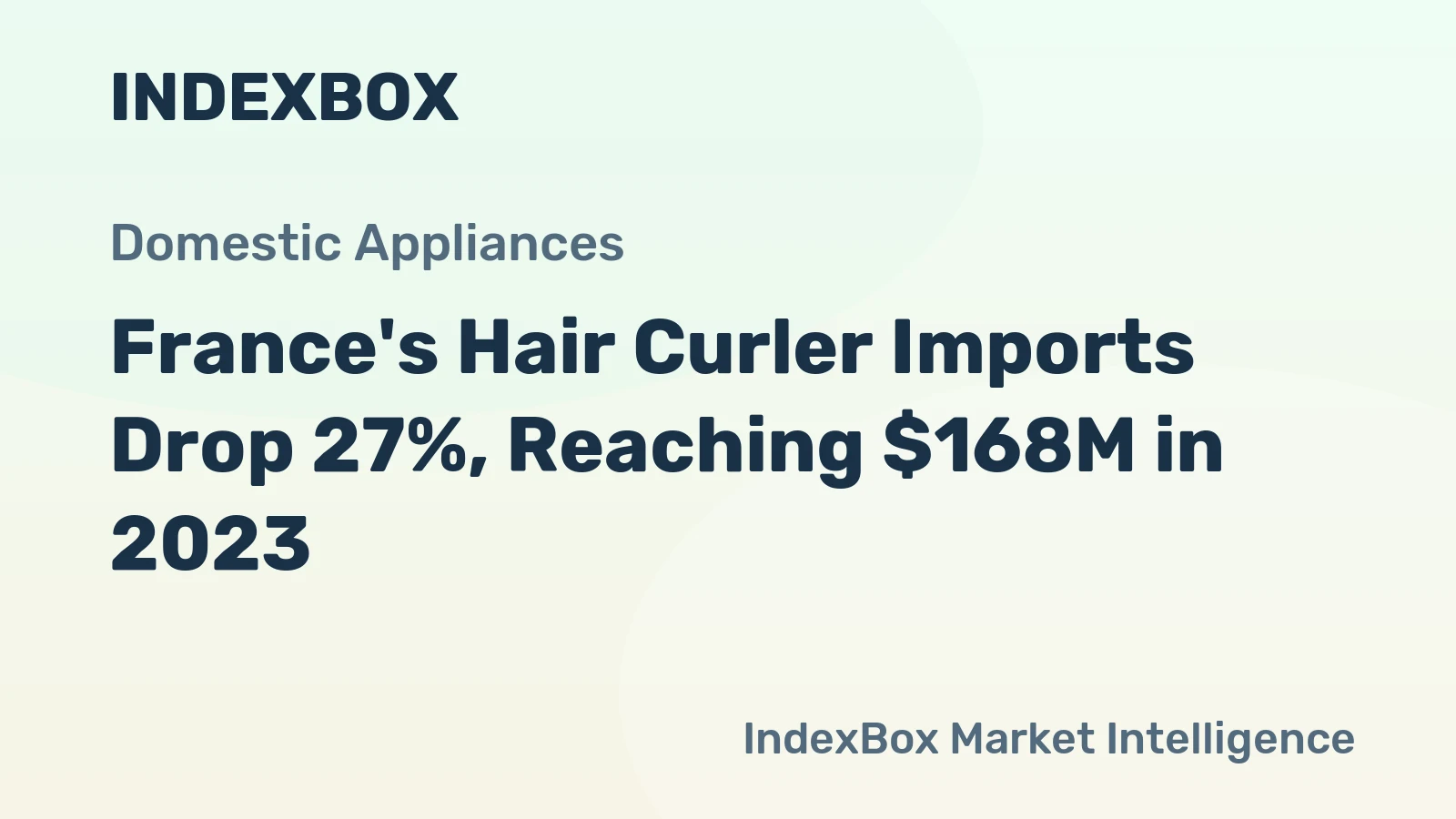 France's Hair Curler Imports Drop 27%, Reaching $168M in 2023