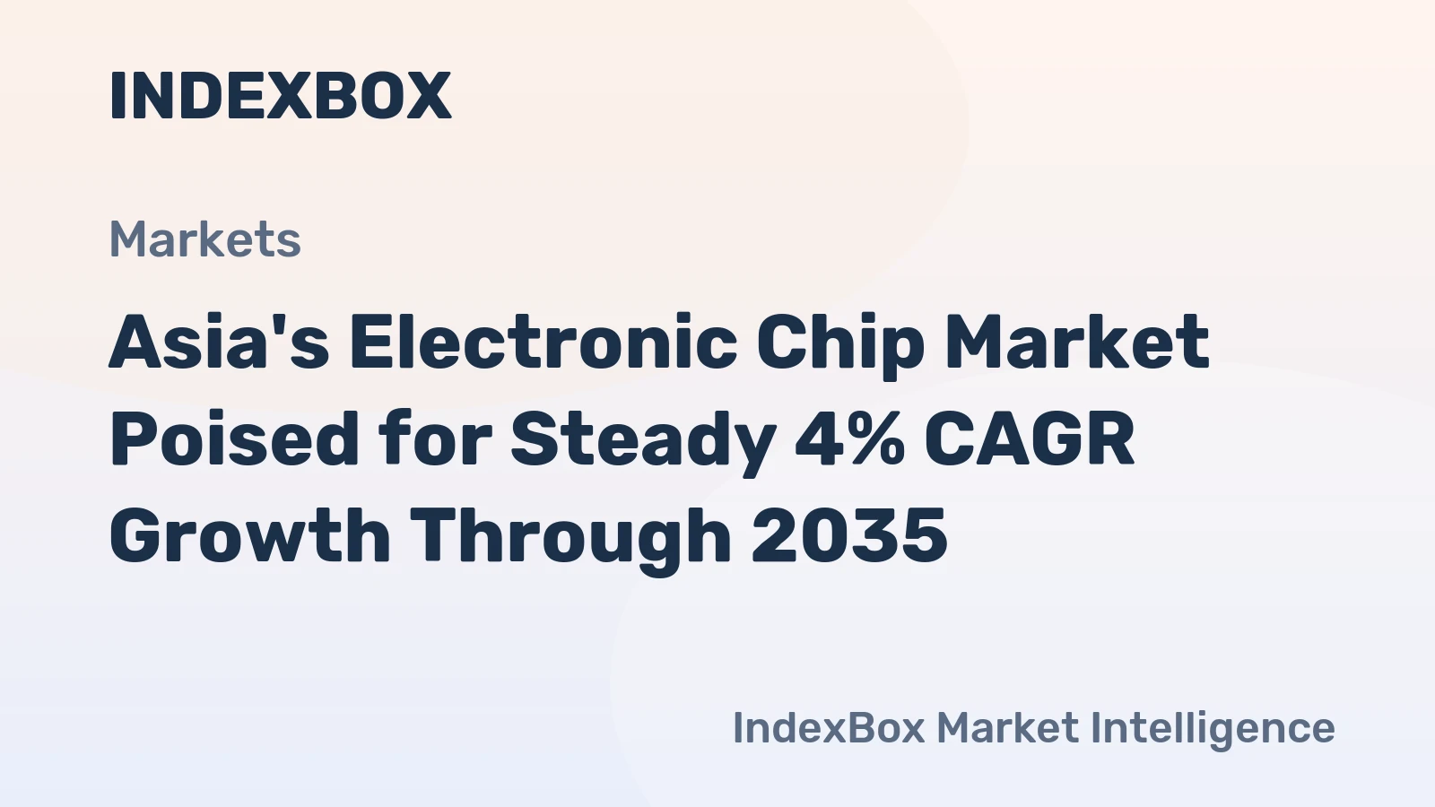 Asia's Electronic Chip Market Poised for Steady 4% CAGR Growth Through 2035