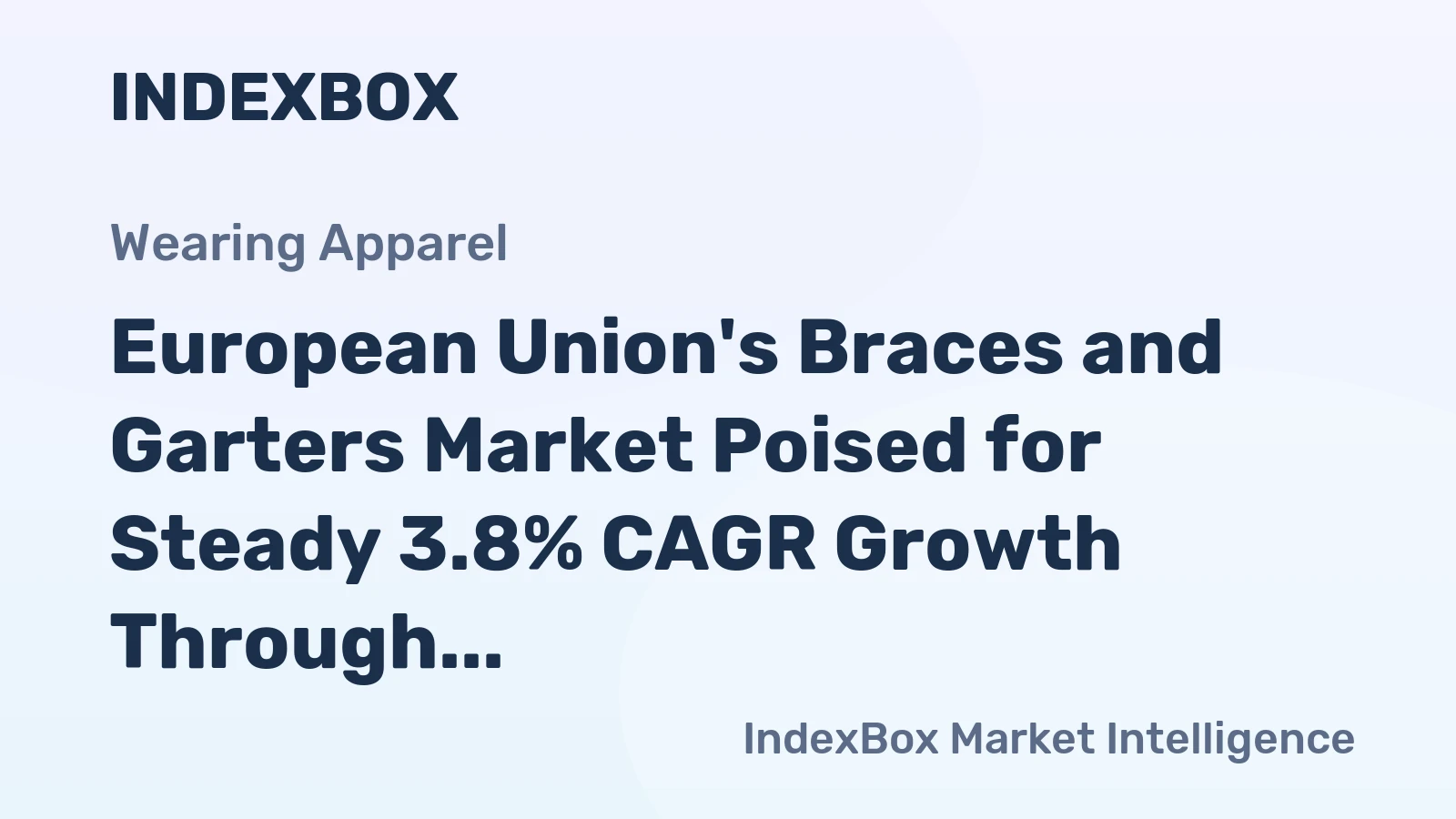 European Union's Braces and Garters Market Poised for Steady 3.8% CAGR Growth Through 2035