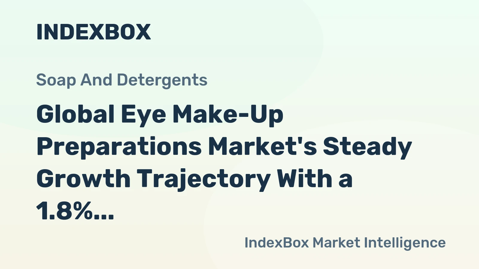 Global Eye Make-Up Preparations Market's Steady Growth Trajectory With a 1.8% CAGR Through 2035