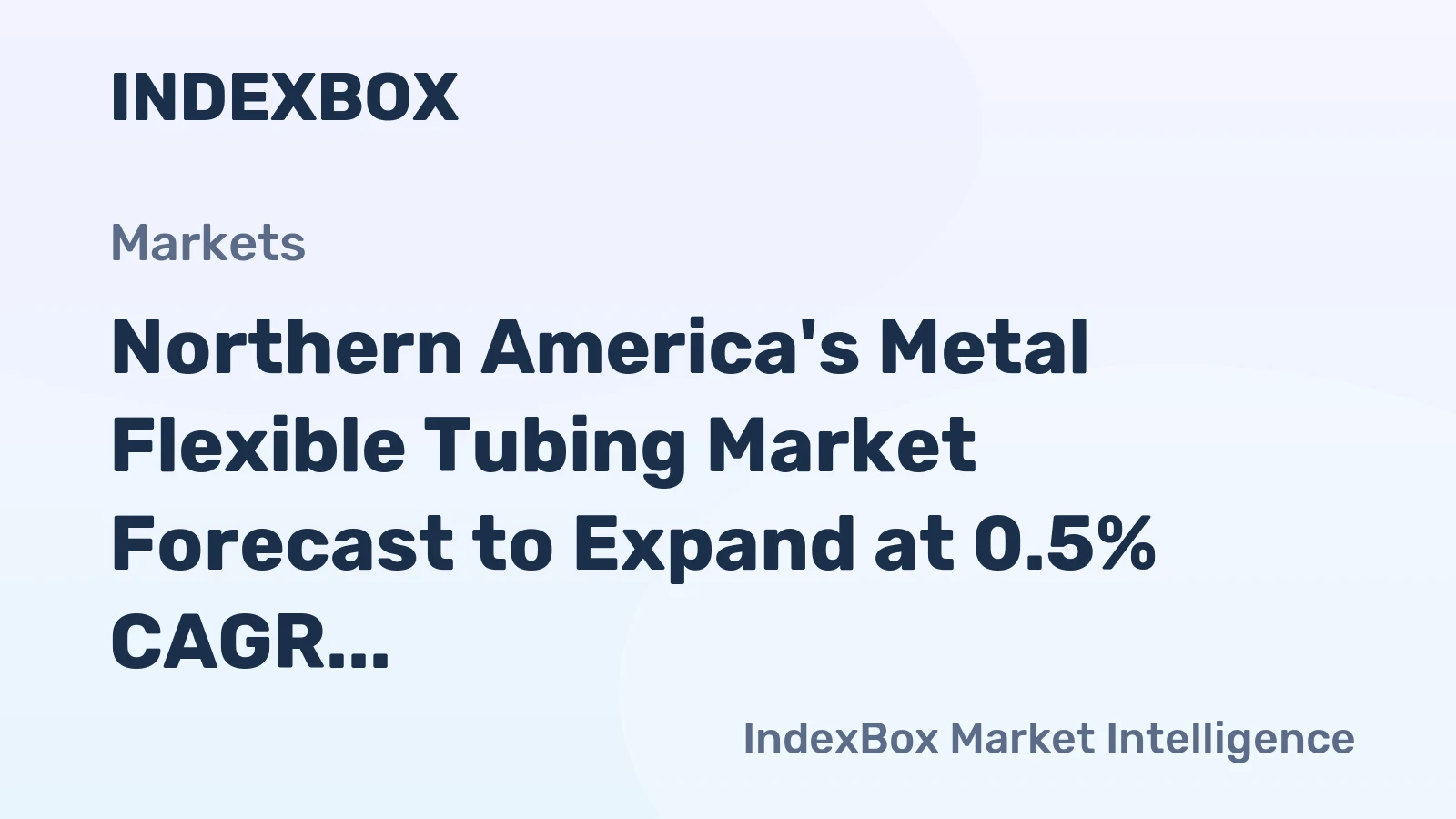 Northern America's Metal Flexible Tubing Market Forecast to Expand at 0.5% CAGR Through 2035