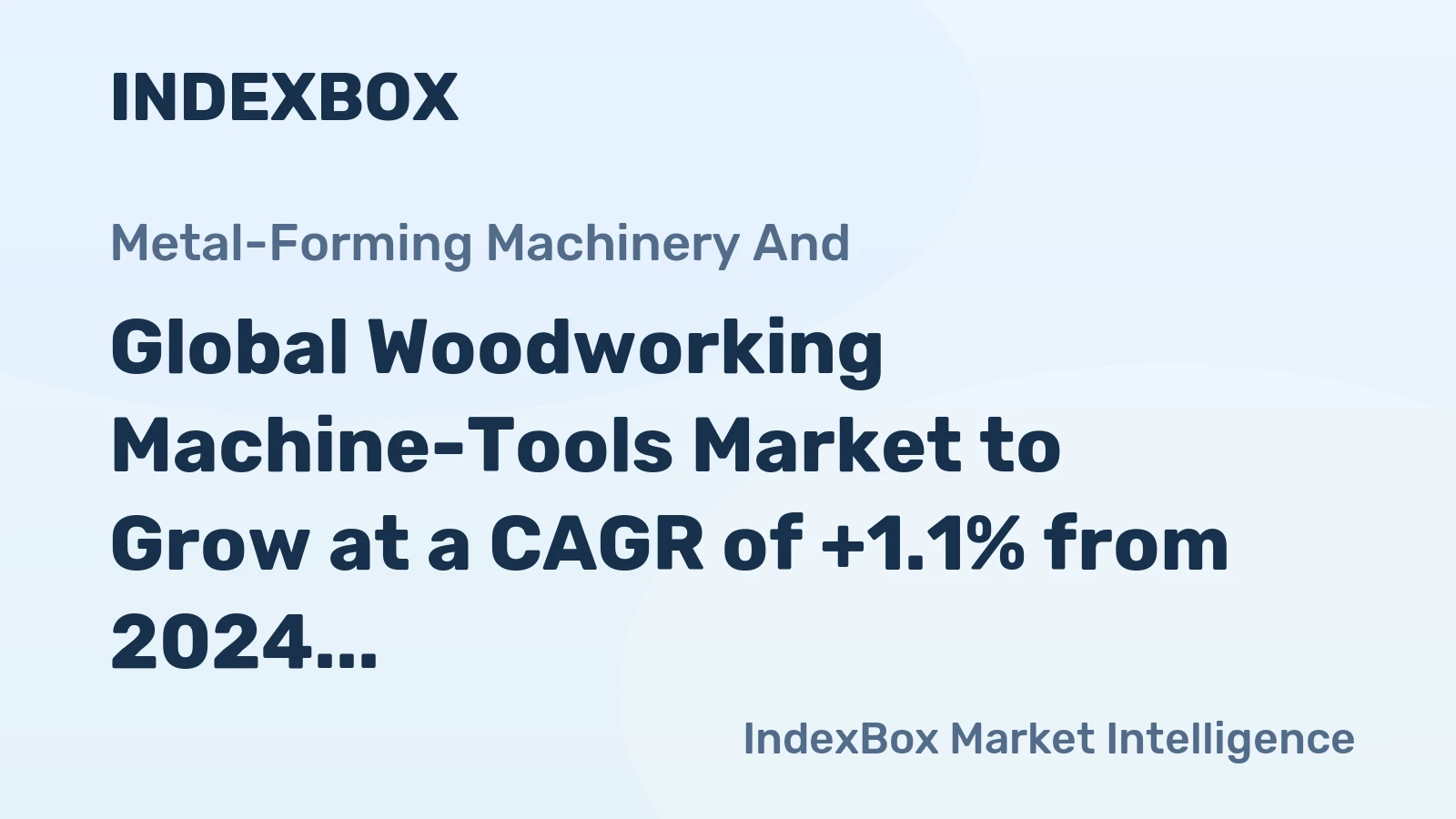 Global Woodworking Machine-Tools Market to Grow at a CAGR of +1.1% from 2024 to 2035, Reaching 26M Units by End of Forecast Period
