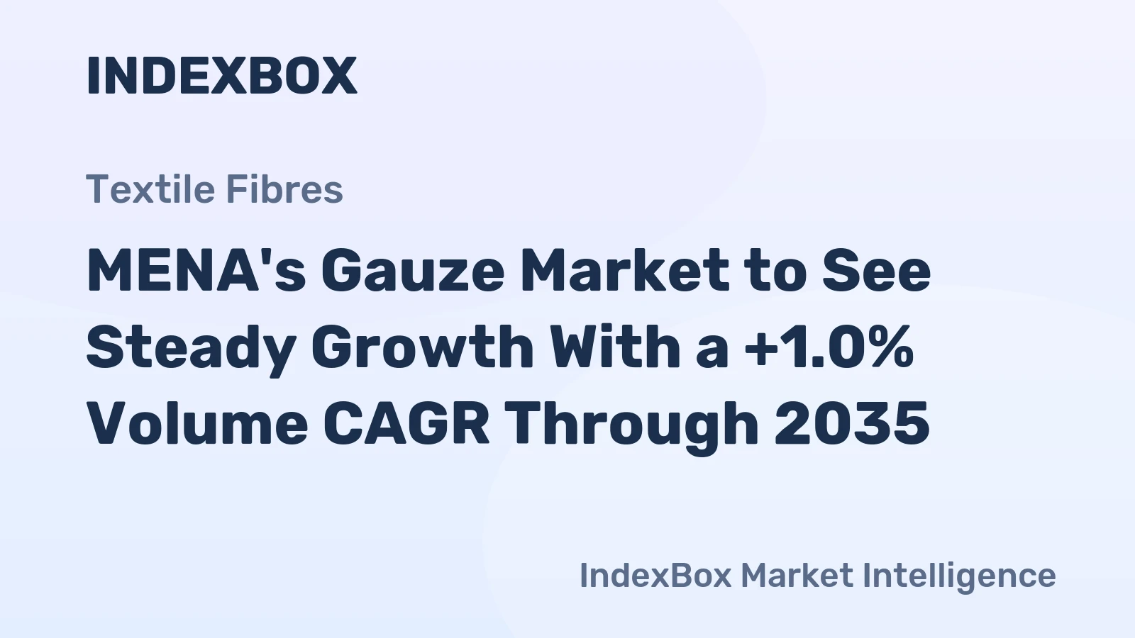MENA's Gauze Market to See Steady Growth With a +1.0% Volume CAGR Through 2035