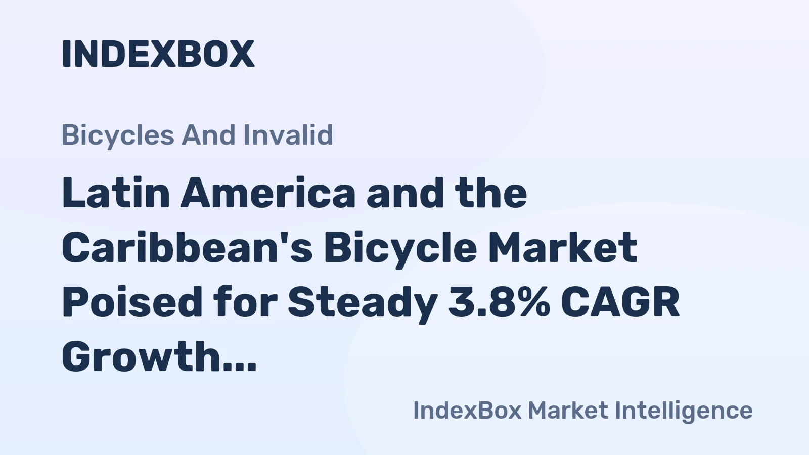 Latin America and the Caribbean's Bicycle Market Poised for Steady 3.8% CAGR Growth Through 2035