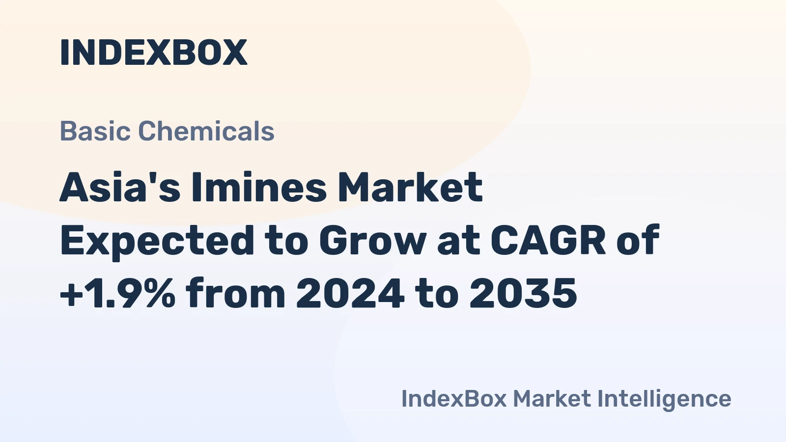 Asia's Imines Market Expected to Grow at CAGR of +1.9% from 2024 to 2035
