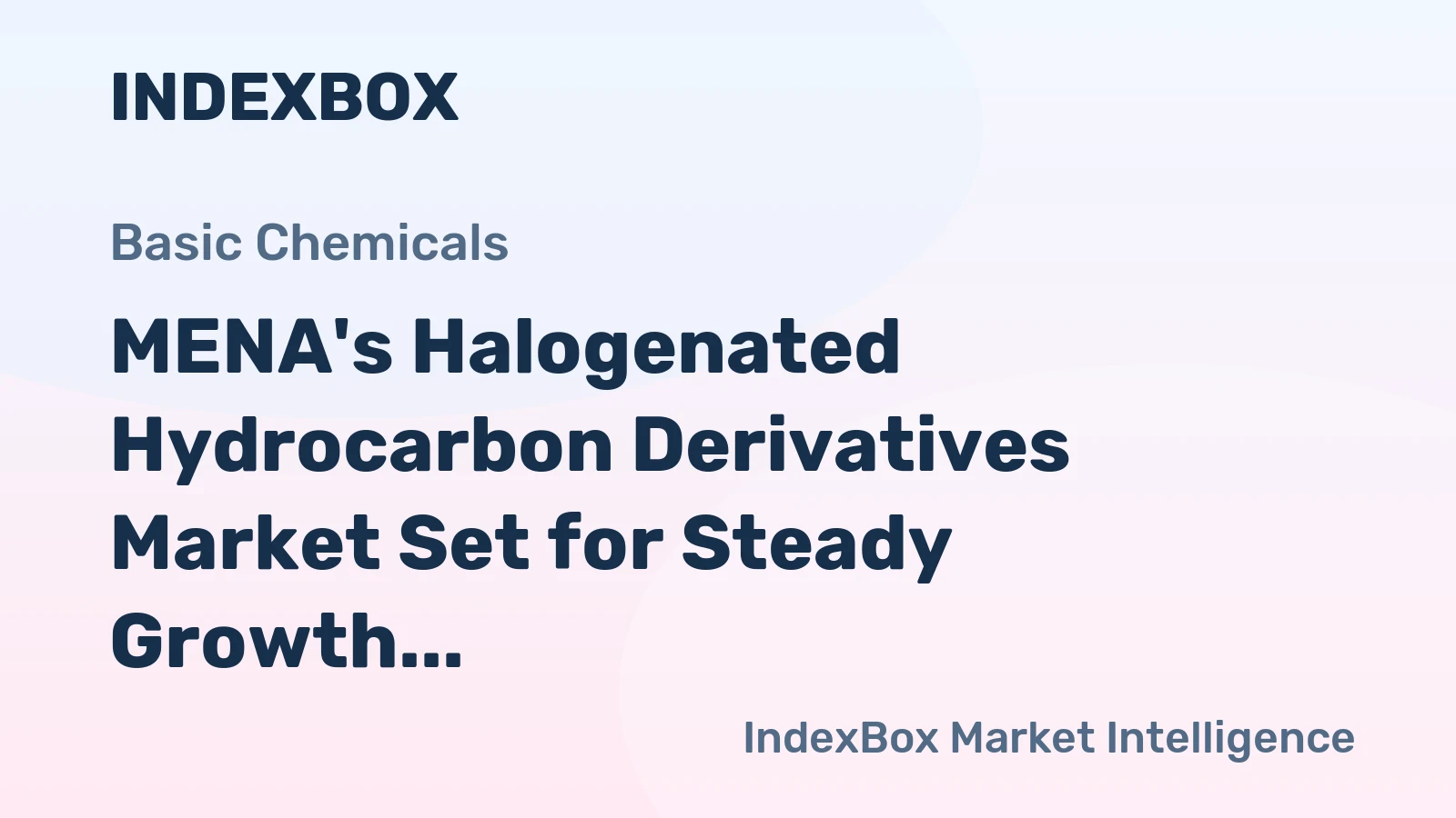 MENA's Halogenated Hydrocarbon Derivatives Market Set for Steady Growth with a 2.2% CAGR