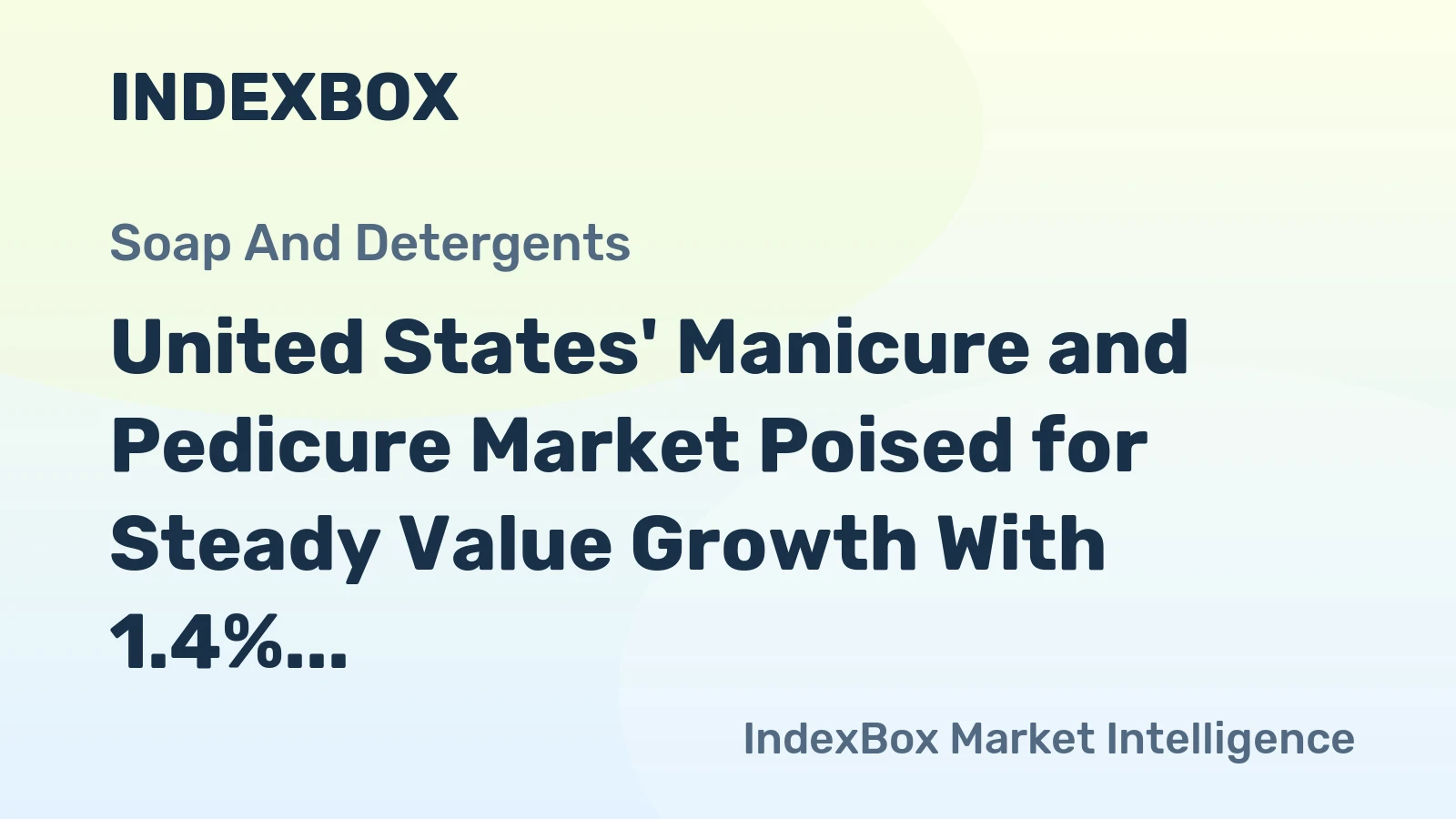 United States' Manicure and Pedicure Market Poised for Steady Value Growth With 1.4% CAGR Through 2035