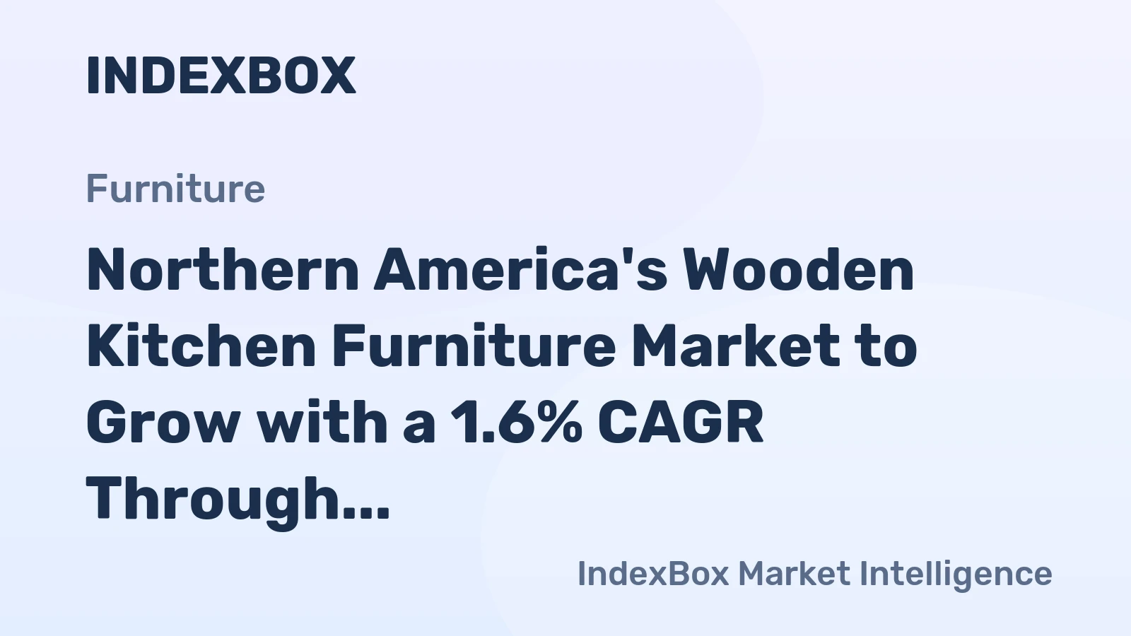 Northern America's Wooden Kitchen Furniture Market to Grow with a 1.6% CAGR Through 2035