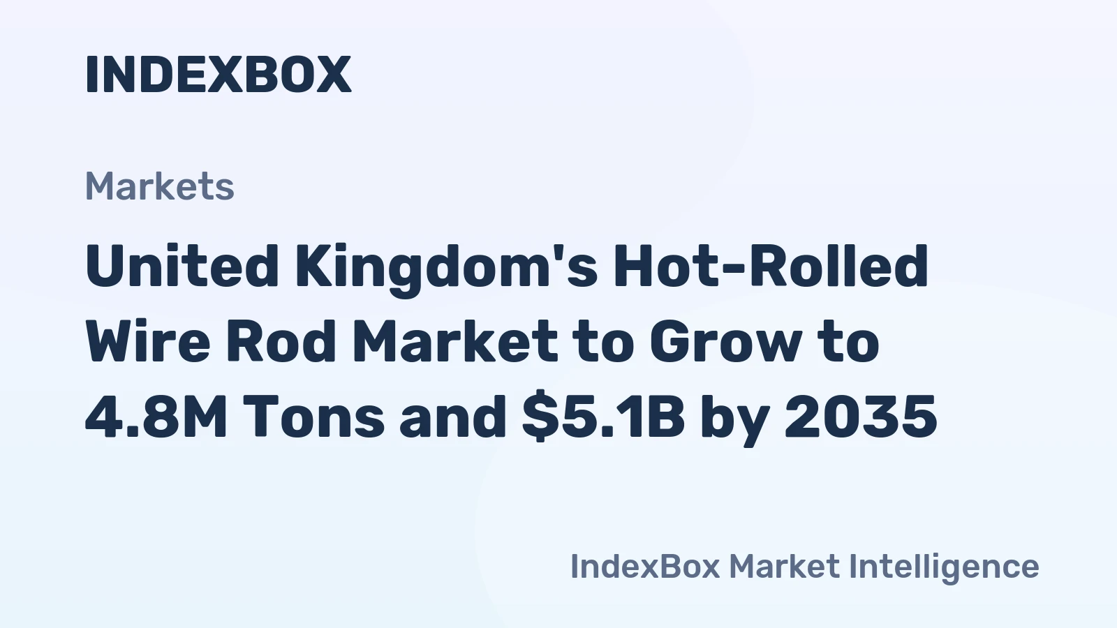 United Kingdom's Hot-Rolled Wire Rod Market to Grow to 4.8M Tons and $5.1B by 2035