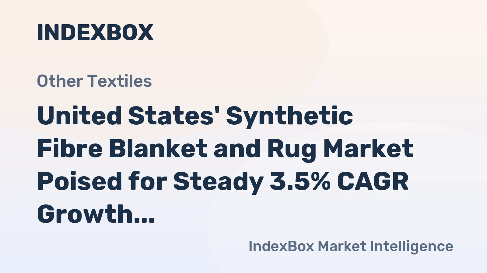 United States' Synthetic Fibre Blanket and Rug Market Poised for Steady 3.5% CAGR Growth Through 2035