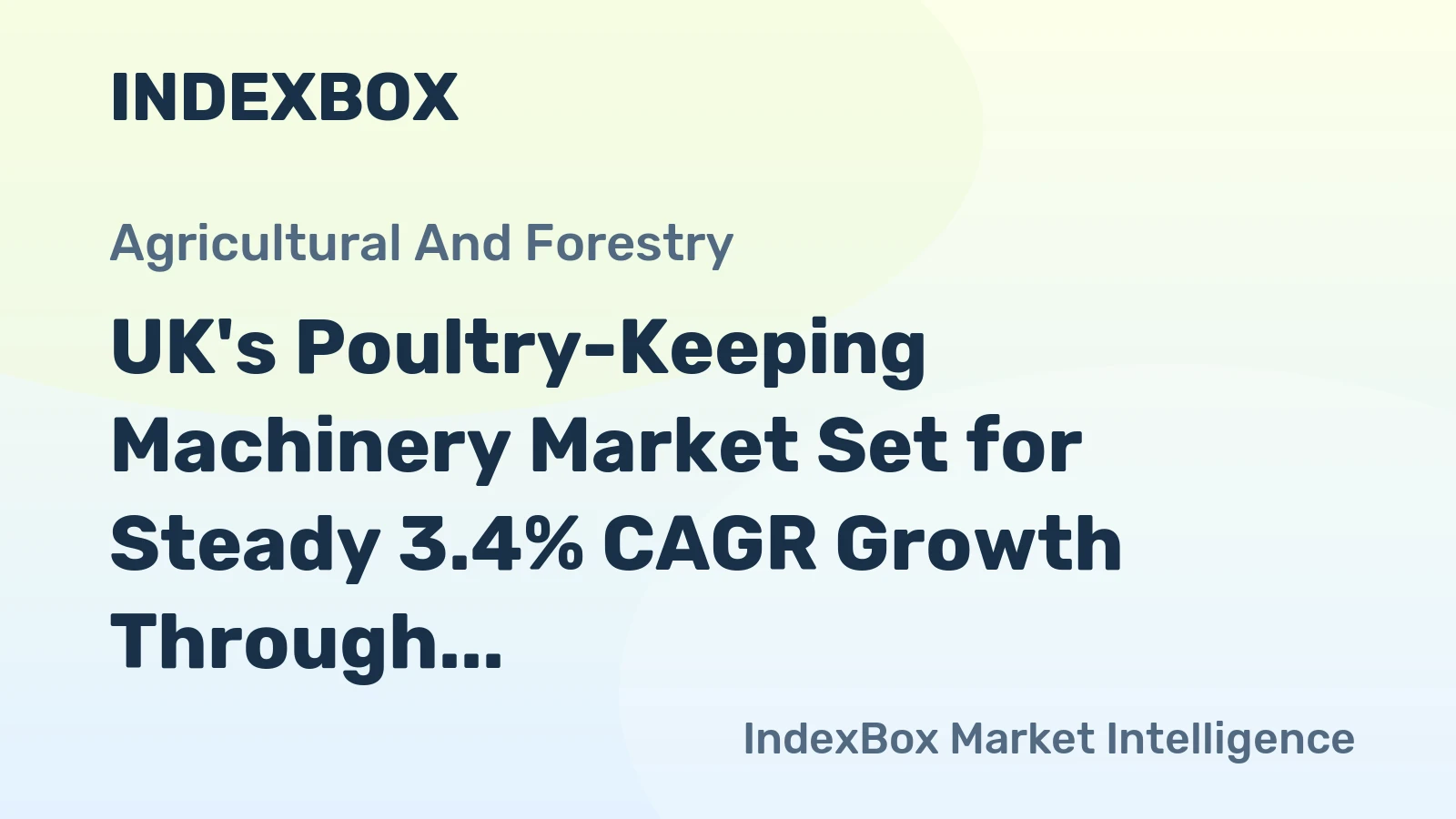 UK's Poultry-Keeping Machinery Market Set for Steady 3.4% CAGR Growth Through 2035