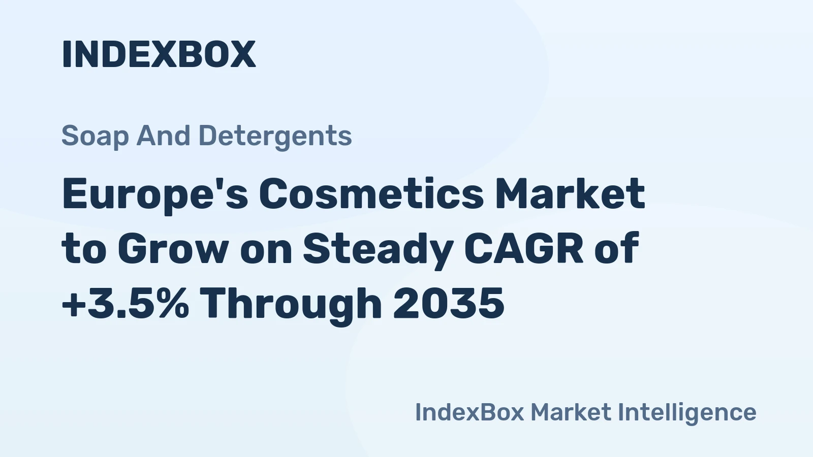 Europe's Cosmetics Market to Grow on Steady CAGR of +3.5% Through 2035