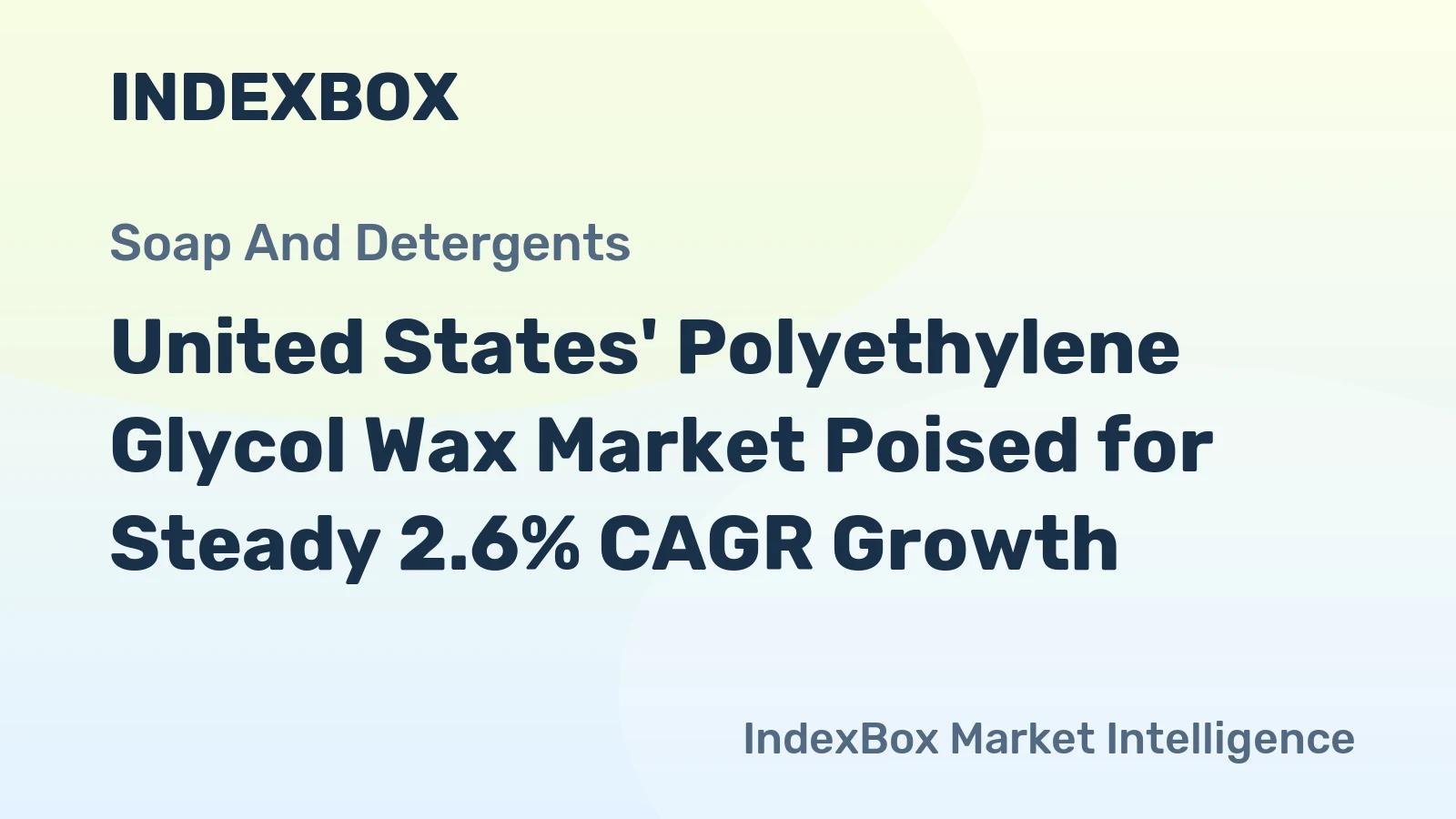 United States' Polyethylene Glycol Wax Market Poised for Steady 2.6% CAGR Growth