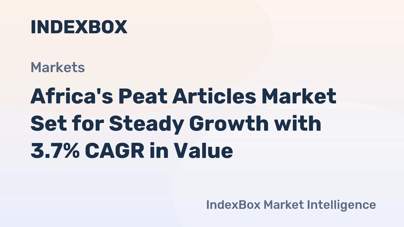 Africa's Peat Articles Market Set for Steady Growth with 3.7% CAGR in Value