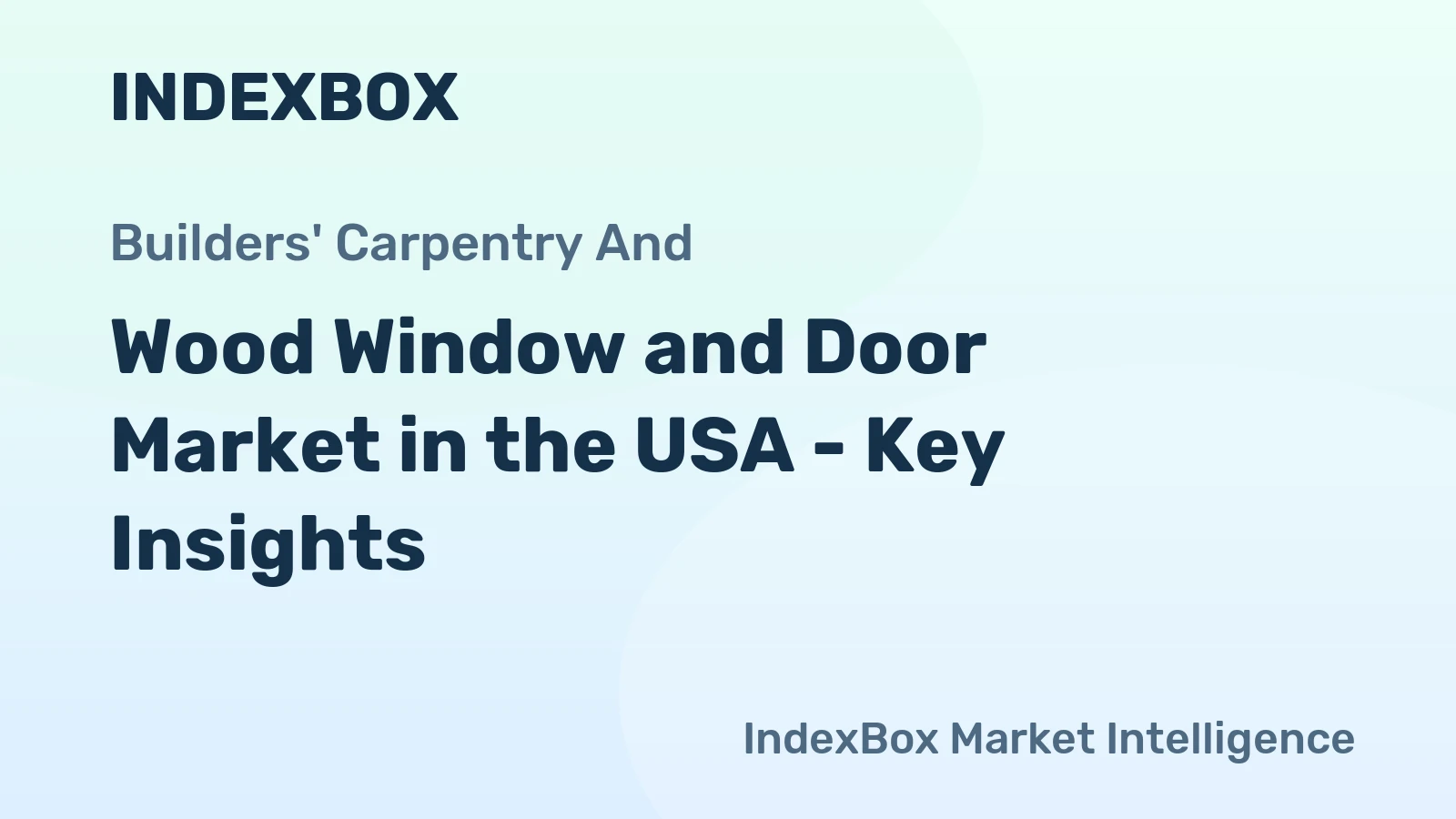 Wood Window and Door Market in the USA - Key Insights
