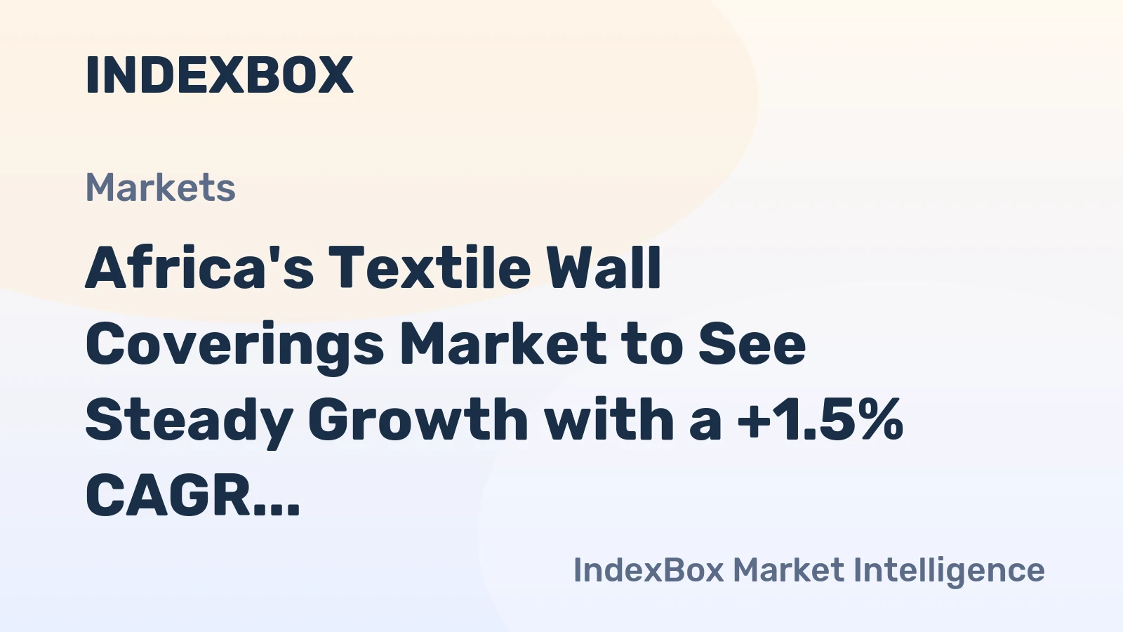 Africa's Textile Wall Coverings Market to See Steady Growth with a +1.5% CAGR Through 2035
