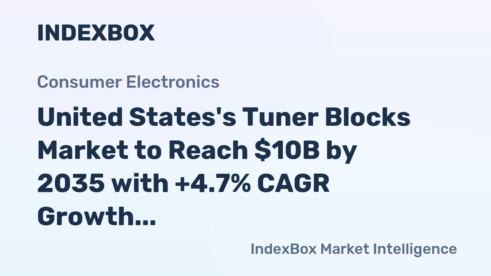 United States's Tuner Blocks Market to Reach $10B by 2035 with +4.7% CAGR Growth