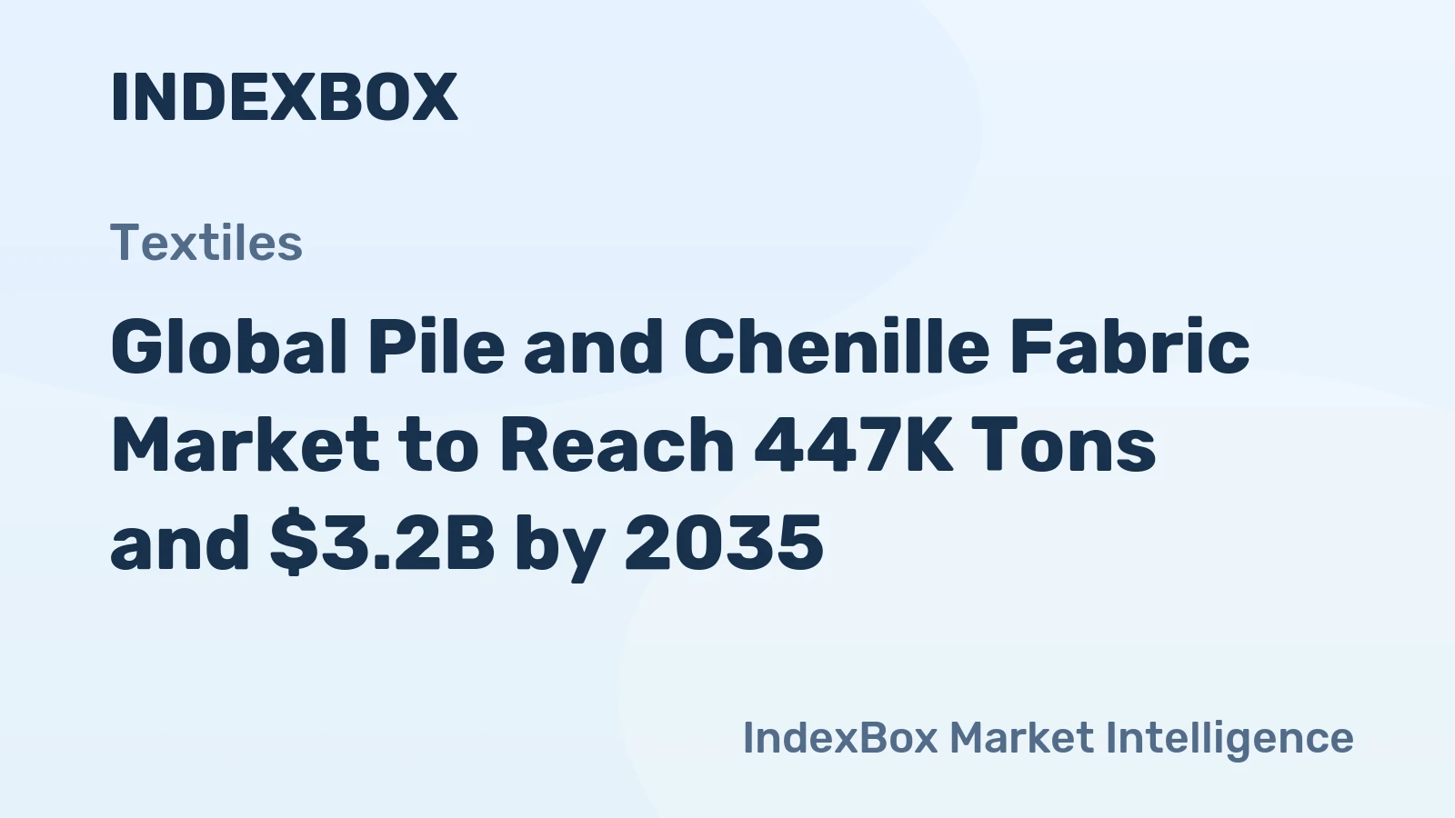 Global Pile and Chenille Fabric Market to Reach 447K Tons and $3.2B by 2035