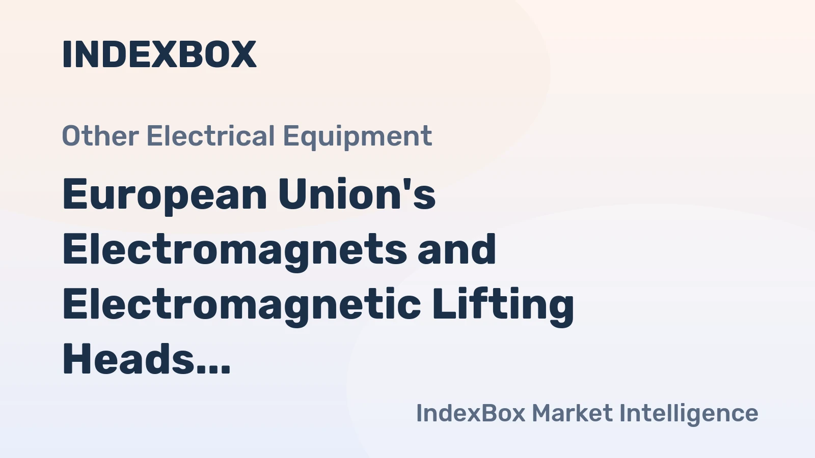 European Union's Electromagnets and Electromagnetic Lifting Heads Market to Grow at CAGR of 0.9% from 2024 to 2035