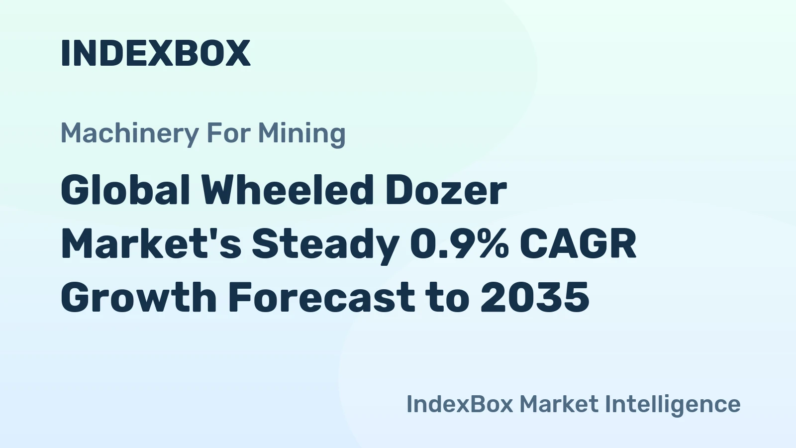 Global Wheeled Dozer Market's Steady 0.9% CAGR Growth Forecast to 2035