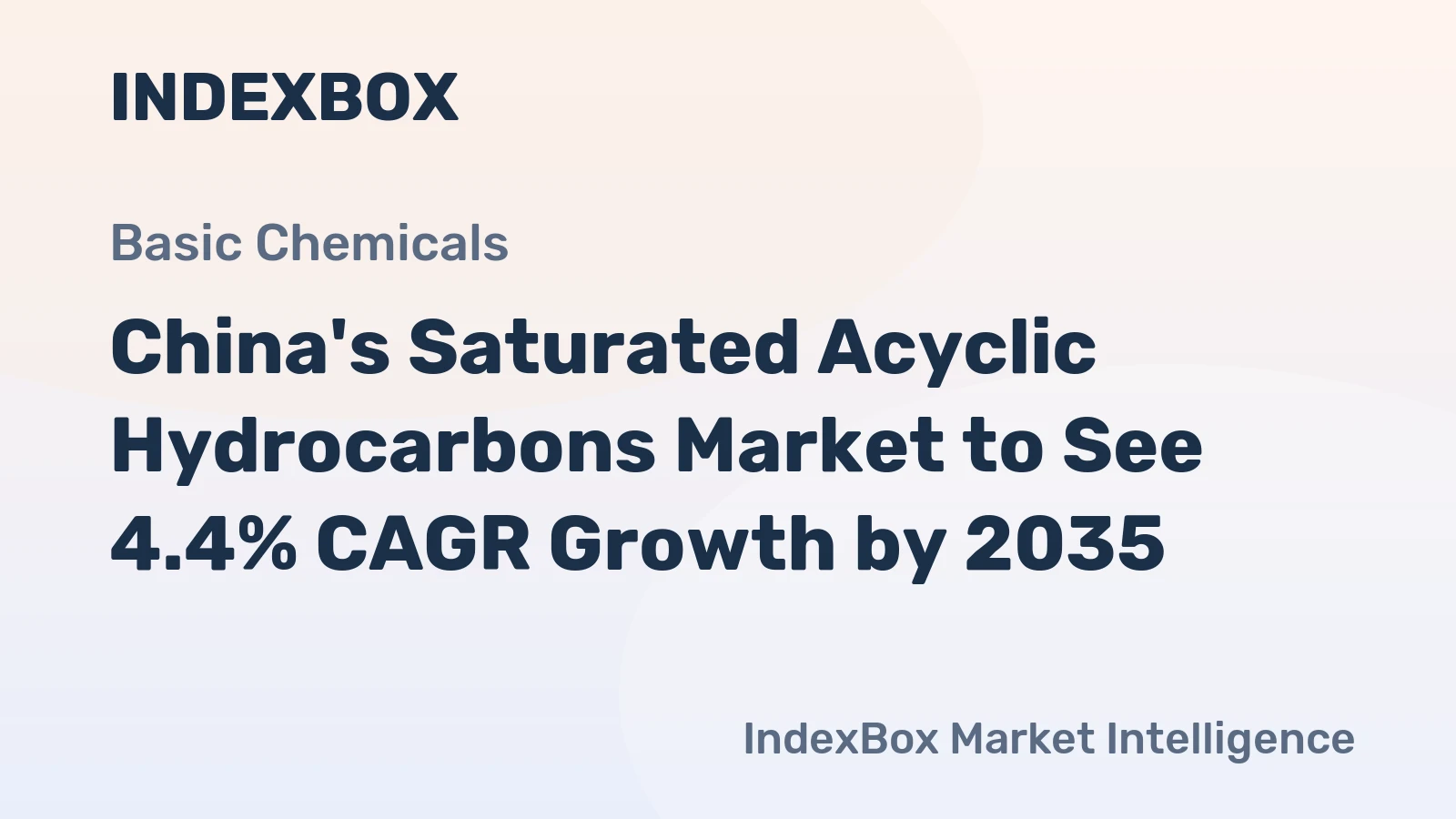 China's Saturated Acyclic Hydrocarbons Market to See 4.4% CAGR Growth by 2035