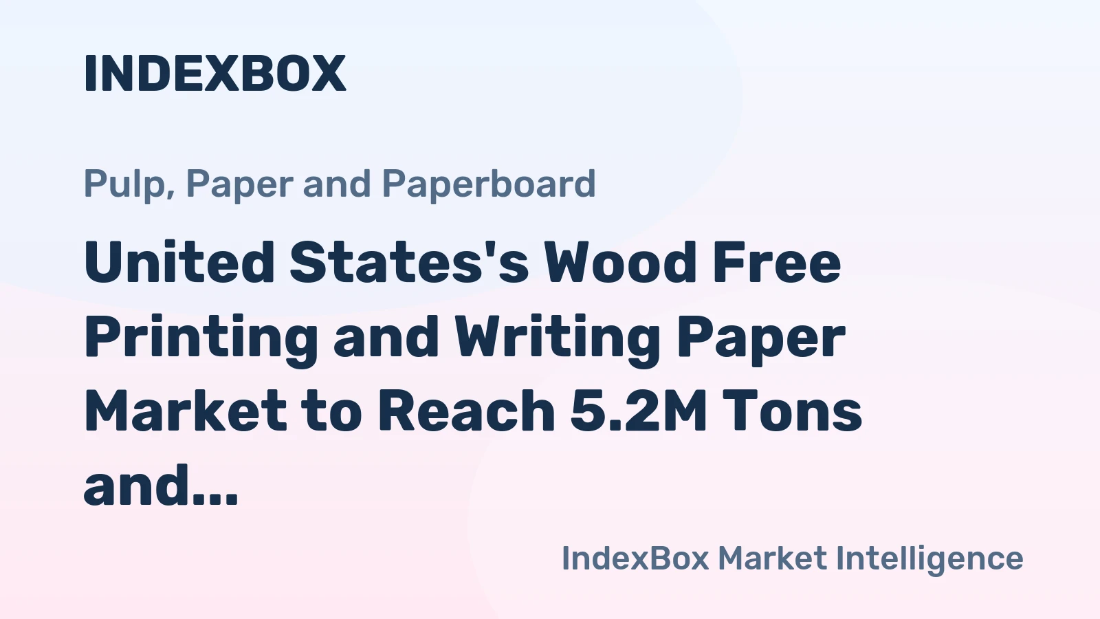 United States's Wood Free Printing and Writing Paper Market to Reach 5.2M Tons and $7B by 2035, Fueled by Rising Demand
