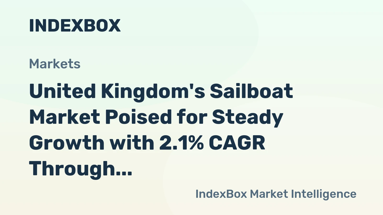 United Kingdom's Sailboat Market Poised for Steady Growth with 2.1% CAGR Through 2035
