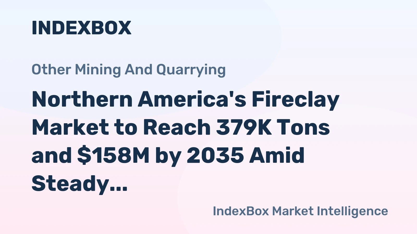 Northern America's Fireclay Market to Reach 379K Tons and $158M by 2035 Amid Steady Growth