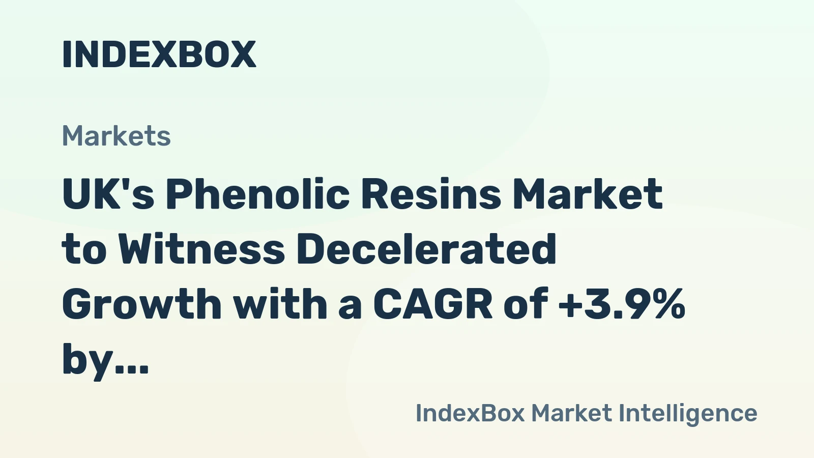 UK's Phenolic Resins Market to Witness Decelerated Growth with a CAGR of +3.9% by 2035