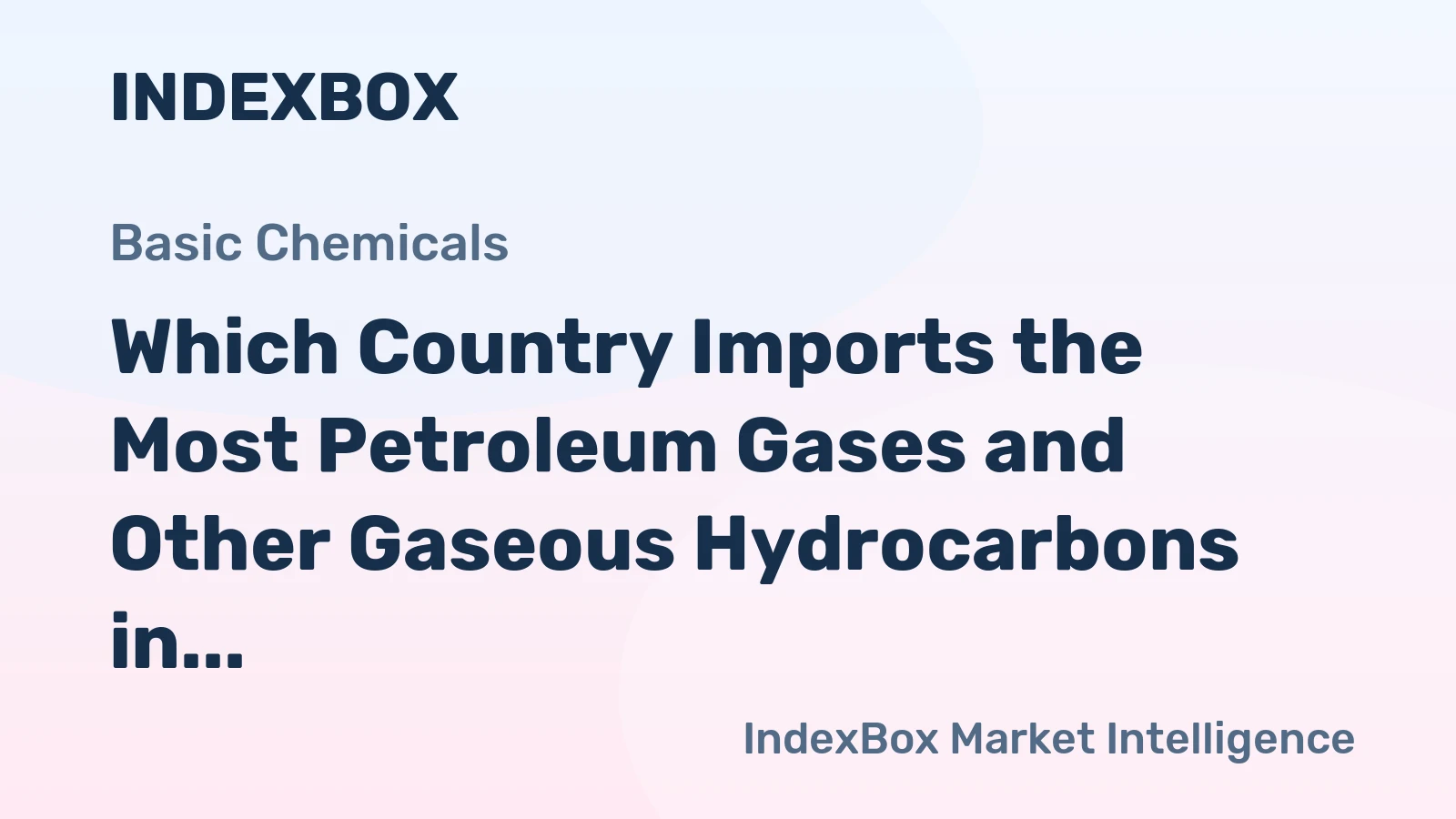 Which Country Imports the Most Petroleum Gases and Other Gaseous Hydrocarbons in the World?