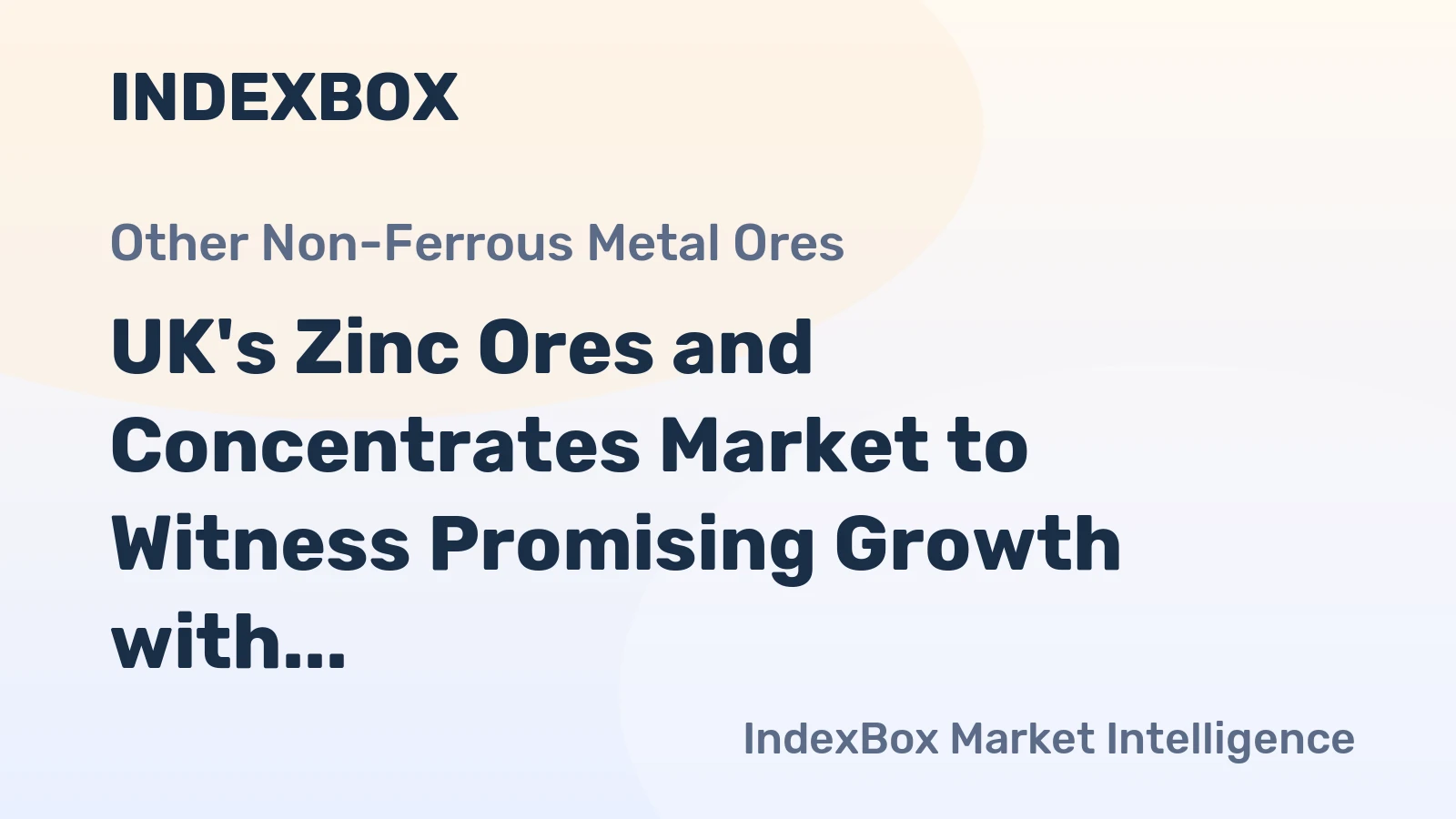 UK's Zinc Ores and Concentrates Market to Witness Promising Growth with +8.6% CAGR from 2024 to 2035