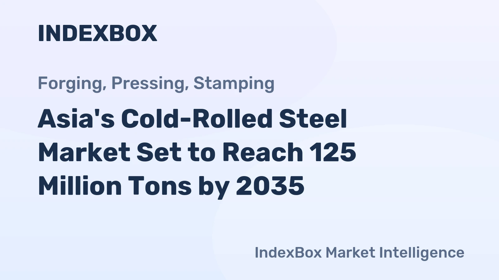 Asia's Cold-Rolled Steel Market Set to Reach 125 Million Tons by 2035