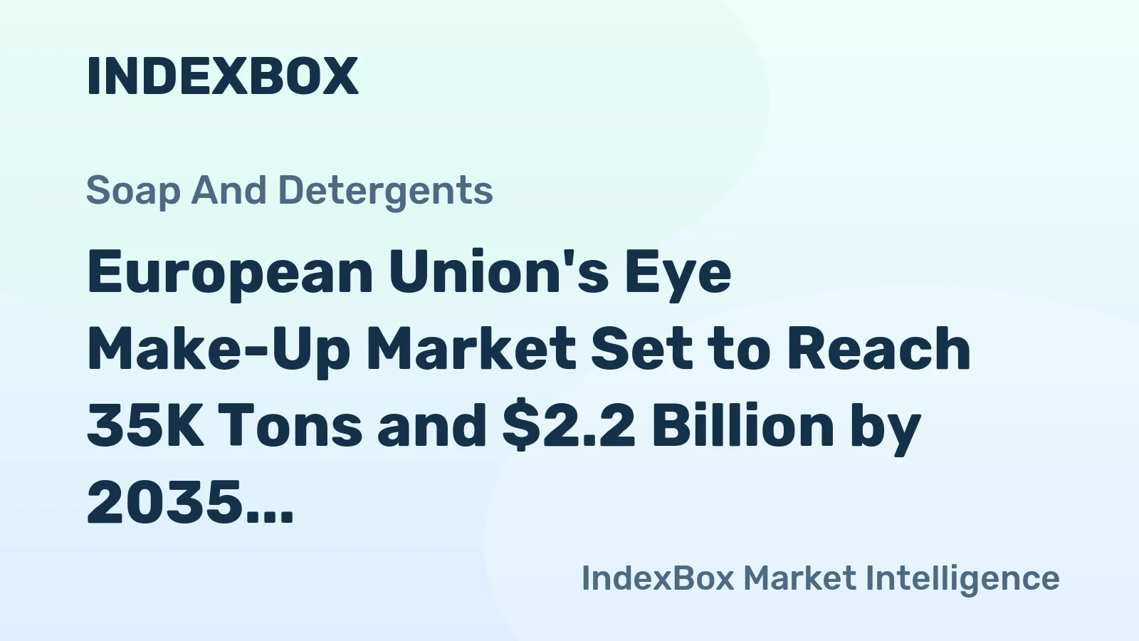 European Union's Eye Make-Up Market Set to Reach 35K Tons and $2.2 Billion by 2035