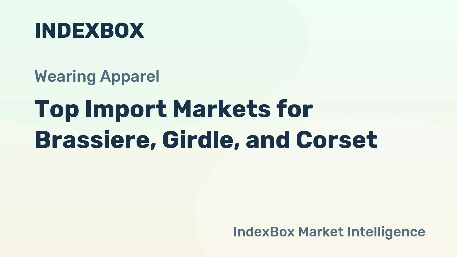 Top Import Markets for Brassiere, Girdle, and Corset