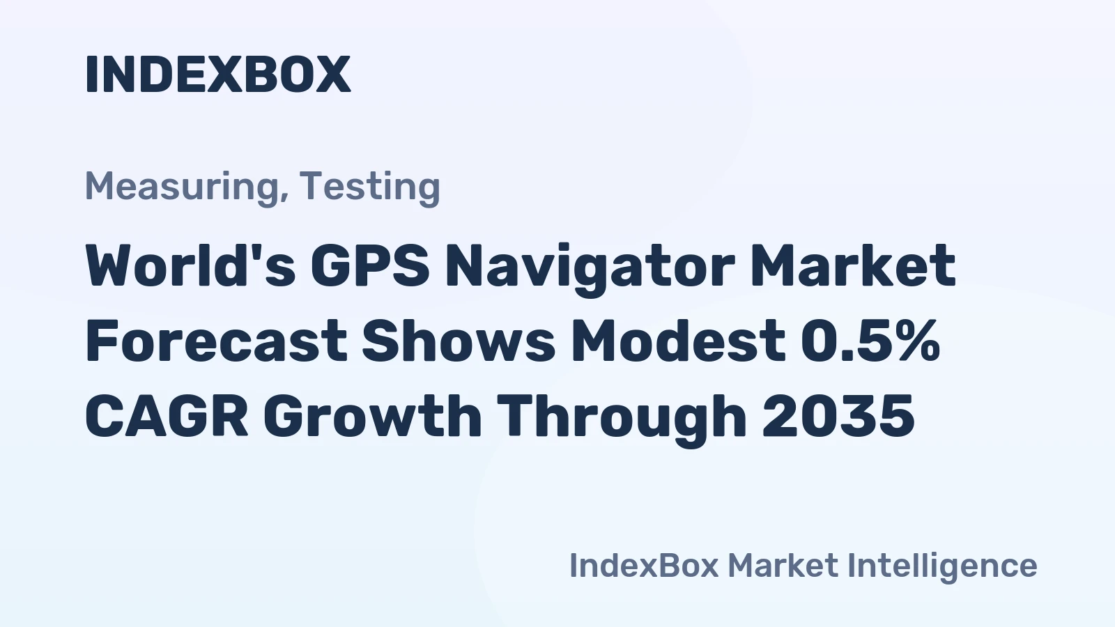 World's GPS Navigator Market Forecast Shows Modest 0.5% CAGR Growth Through 2035