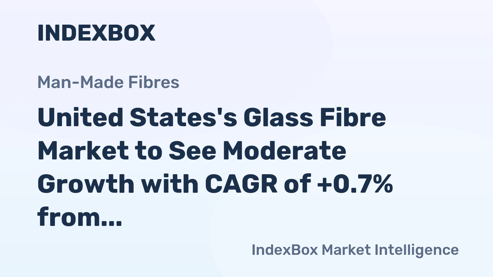 United States's Glass Fibre Market to See Moderate Growth with CAGR of +0.7% from 2024 to 2035