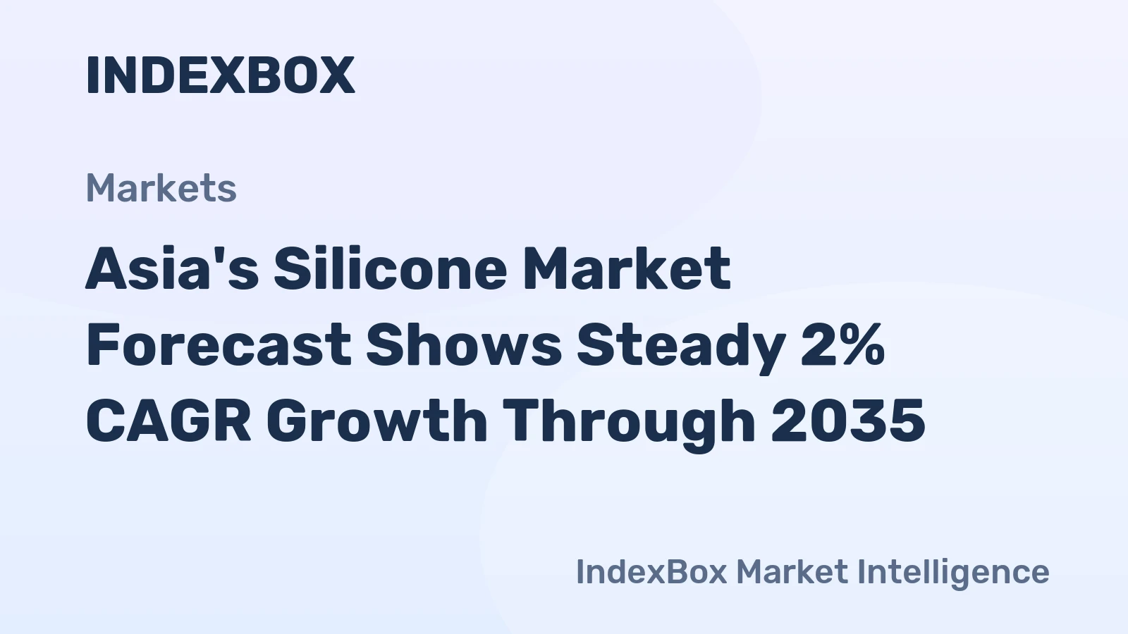 Asia's Silicone Market Forecast Shows Steady 2% CAGR Growth Through 2035
