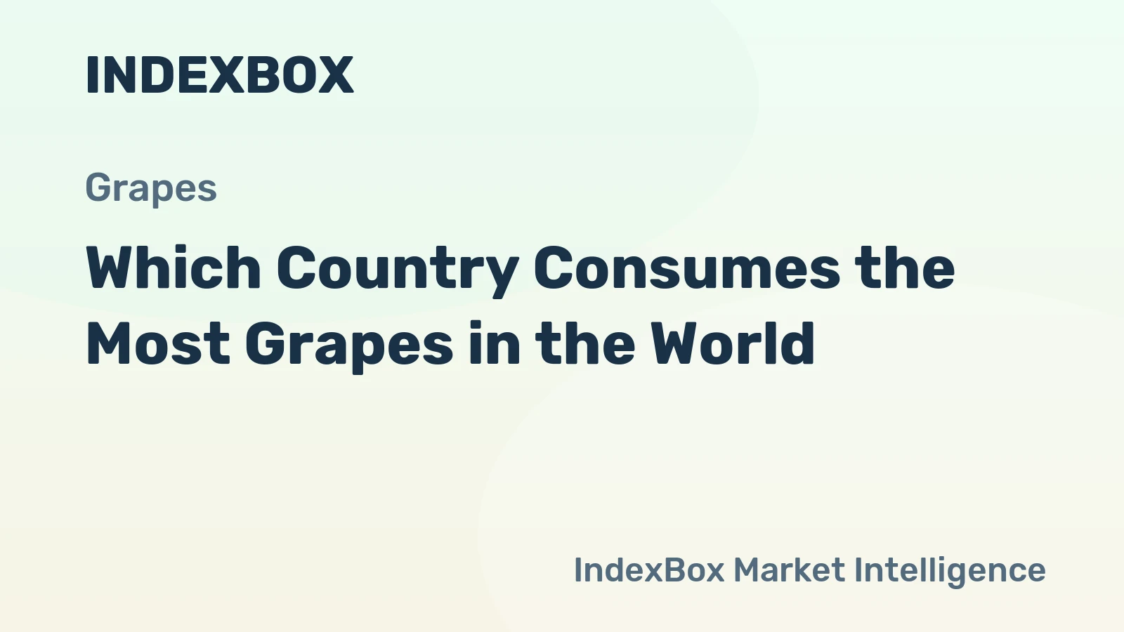 Which Country Consumes the Most Grapes in the World?