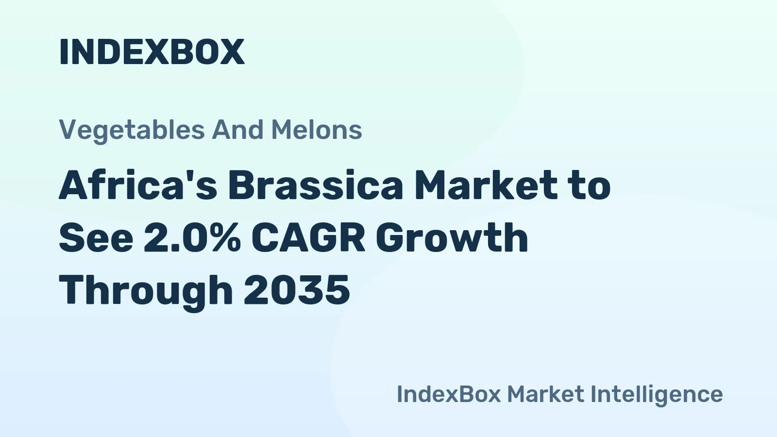 Africa's Brassica Market to See 2.0% CAGR Growth Through 2035