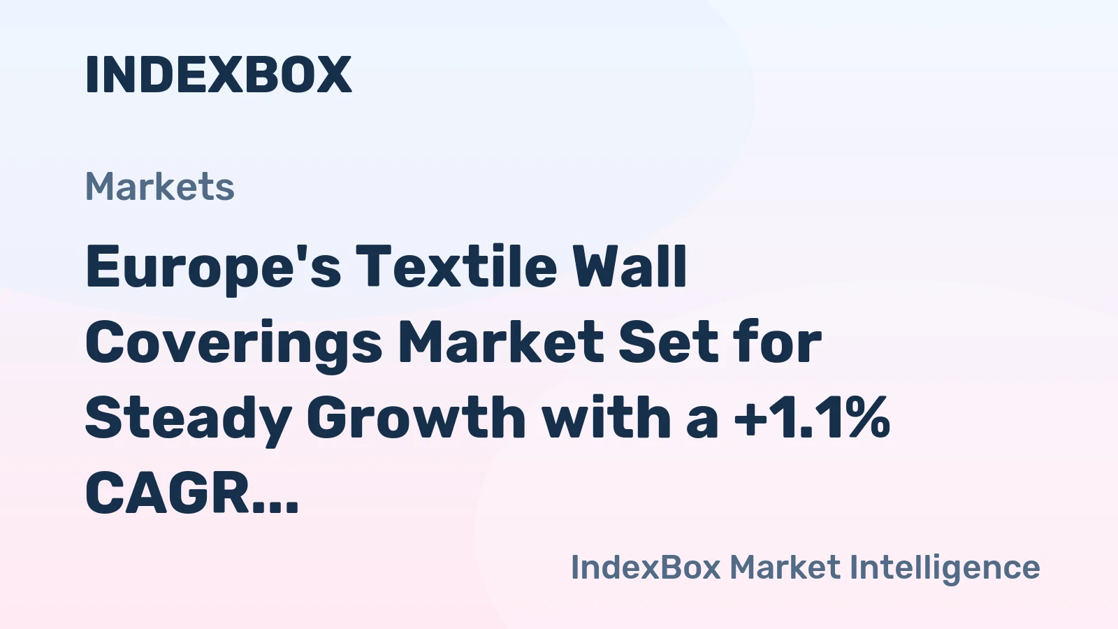 Europe's Textile Wall Coverings Market Set for Steady Growth with a +1.1% CAGR Through 2035