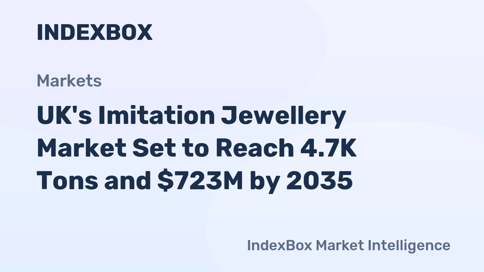 UK's Imitation Jewellery Market Set to Reach 4.7K Tons and $723M by 2035
